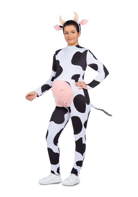 Womens Maternity Cow Halloween Costume Maternity Costume Pregnancy