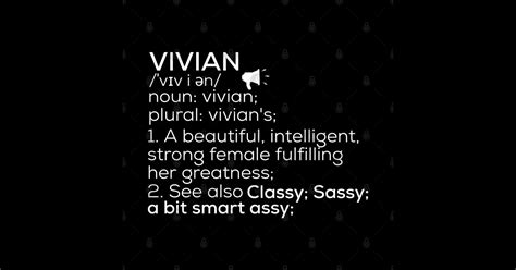 Vivian Name Vivian Definition Vivian Female Name Vivian Meaning Vivian Name Sticker TeePublic