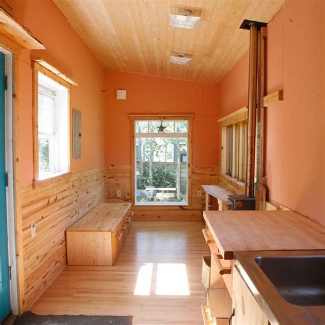 Tiny Cedar Cabin On Wheels Tiny House For Sale In Portland Oregon Tiny House Listings