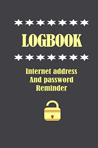 Password Logbook Internet Addresses Password Organizer Logbook To Protect All Your Usernames