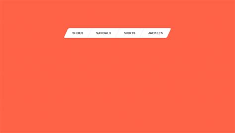 SKEWED MENU IN HTML AND CSS