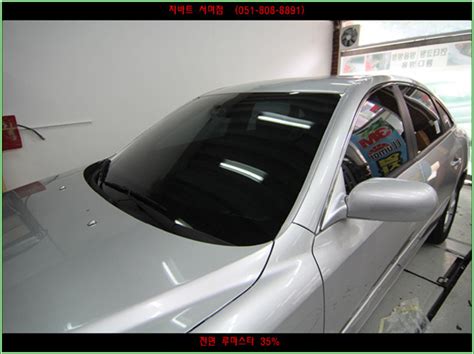 ﻿그랜져tg 전면 루마스타 35 시공 3m 루마썬팅 시공 지구덴트g9dent