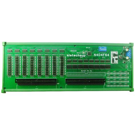 64di 64do 12v 24v Rs485 Modbus Rtu Isolate Communication Plc Io Expansion Board Digital Switch