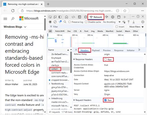 Network Features Reference Microsoft Edge Developer Documentation Microsoft Learn