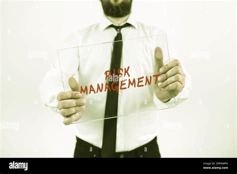 Conceptual Display Risk Management Business Idea Assessing And Controlling Future Threats To