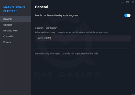 Fix Marvel Rivals DirectX Not Supported Error QM Games