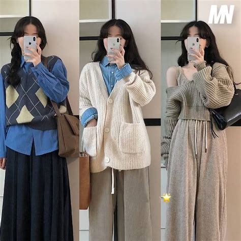 참고하기 좋은 여자 가을 캐주얼 코디 내일 옷 뭐입지