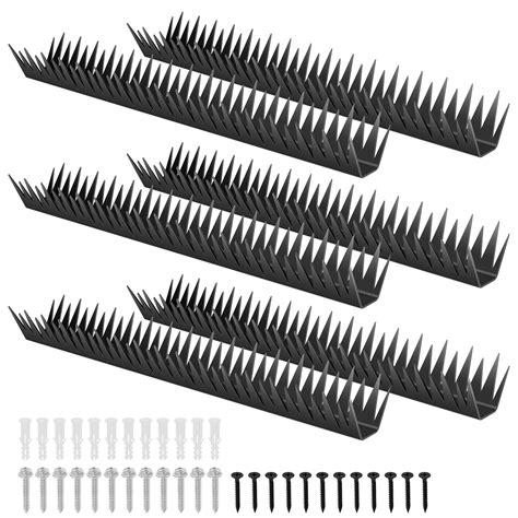 6pcs Fence Spikes Metal Anti Climb Security Spikes Heavy Duty Outdoor