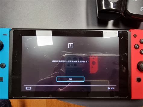닌텐도 스위치 게임실행 오류 지식in