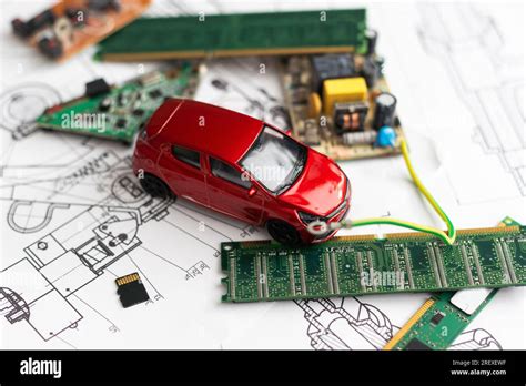 A Photograph That Expresses The Image Of A Connected Autonomous Vehicle