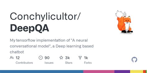 Github Conchylicultor Deepqa My Tensorflow Implementation Of A Neural Conversational Model
