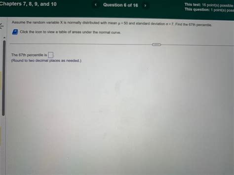 Solved Assume The Random Variable X Is Normally Distributed Chegg