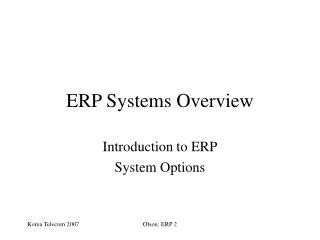 PPT ERP Systems PowerPoint Presentation Free Download ID
