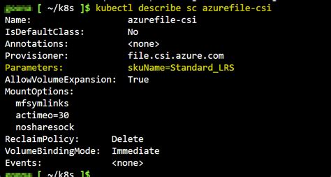 Azure Problem With Binding Pvc With Static Pv In Kubernetes Stack