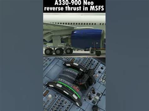 A330-900 reverse thrust #msfs #shorts - YouTube