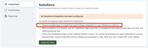 salesforce integration setup documentation hypercomply