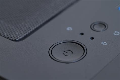 Premium Photo Power Button On Personal Computer Box Turning On Or Off Pc