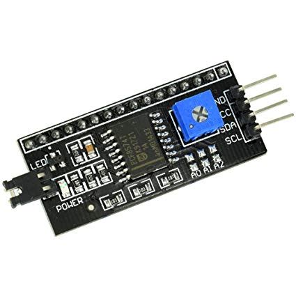 LCD I2C BACKPACK TEKPARTS