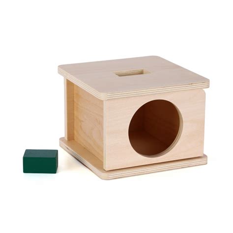 Imbucare Box With Rectangular Prism Eando Montessori