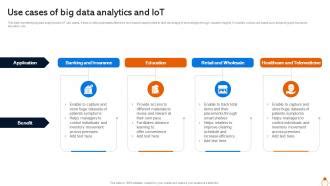 Use Cases Of Big Data Analytics And IOT PPT Presentation