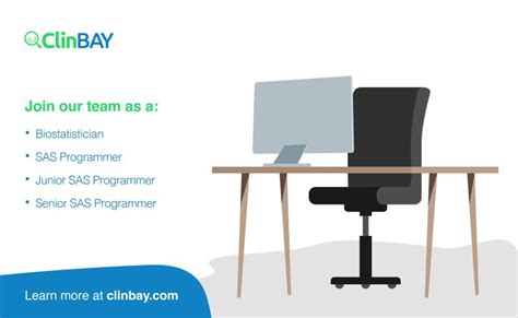 Clinbay On Linkedin Teamexpansion Sasprogrammer Softwaredeveloper Biostatistician…