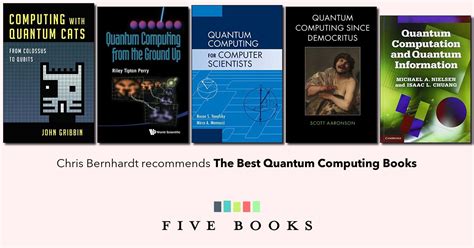 the best quantum computing books quantum computer books quantum