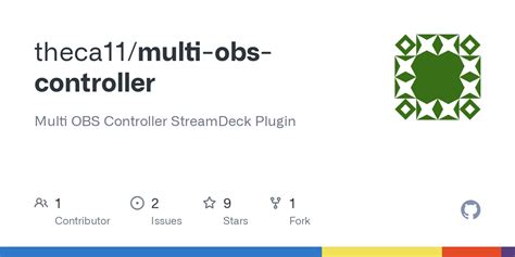 Github Theca11 Multi Obs Controller Multi Obs Controller Streamdeck Plugin