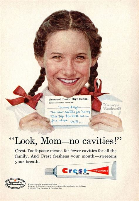 1958 Crest Toothpaste Advertisement Readers Digest October 1958
