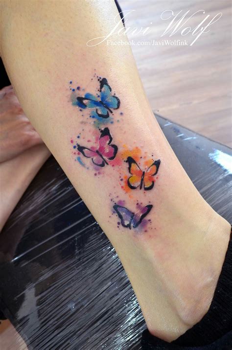 Butterfly Watercolor Tattoo