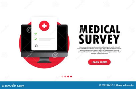 Computer And Checklist Vector Illustration Flat Cartoon Pc Monitor