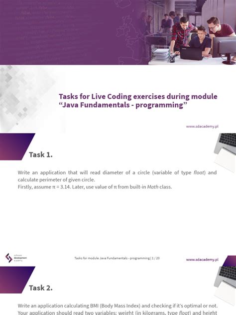 java fundamentals live coding 1 pdf string computer science