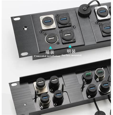 锌合金d Type面板螺丝安装usb C Type C接头插座模块连接器 Usb C 慧联 中国 广东省 生产商 端子、连接器