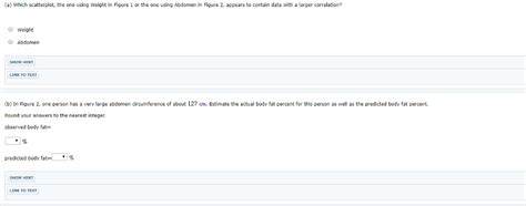 Solved Predicting Percent Body Fat This Problem Uses The
