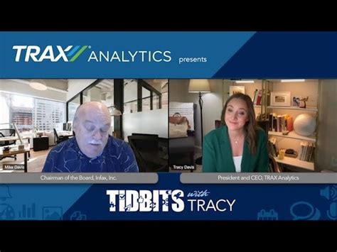Tidbits With Tracy Mike Davis Trax Analytics Posted On The Topic