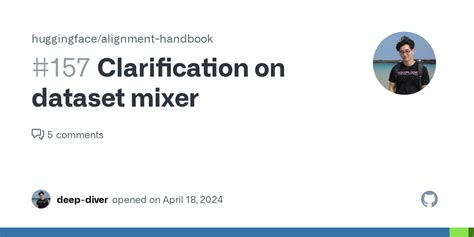 clarification on dataset mixer · issue 157 · huggingface alignment