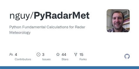Github Nguy Pyradarmet Python Fundamental Calculations For Radar Meteorology