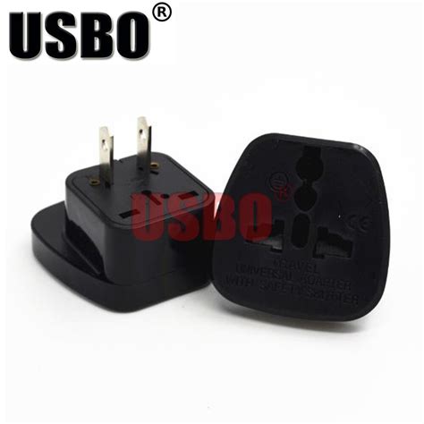 Black White 10A 250V Universal Travel Adaptor Plug Vicedeal