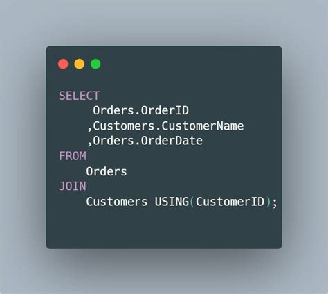 How To Create A Sql Join With Using Colby Stout Posted On The