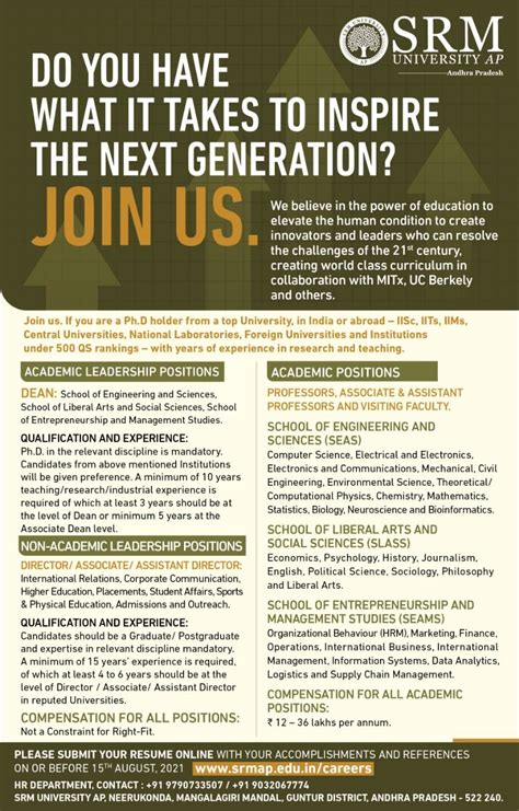 Srm University Ap Andhra Pradesh Posted On Linkedin