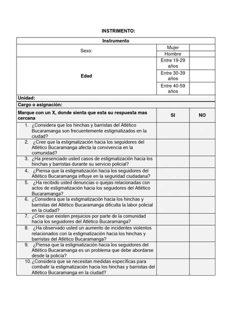 Actividad 1 Trabajo De Campo Instrumento Chambo Pdf