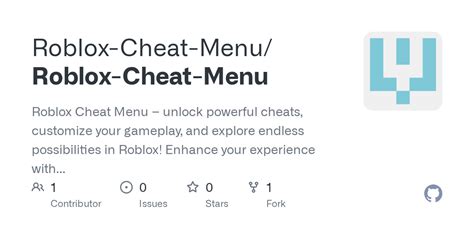 Github Roblox Cheat Menu Roblox Cheat Menu Roblox Cheat Menu Unlock Powerful Cheats