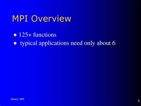 mpi message passing interface ppt download