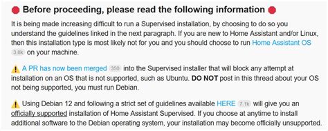 Installing Home Assistant Supervised Using Debian 12 Community Guides