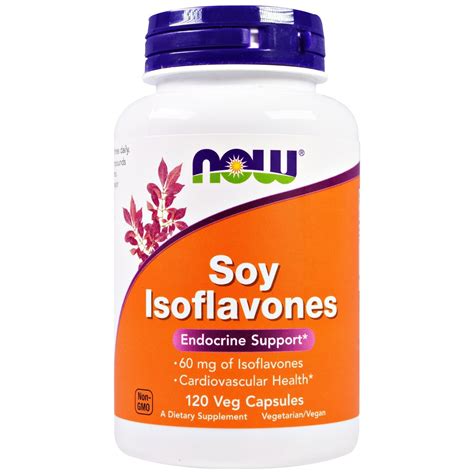 Now Foods, Soy Isoflavones, 120 Veg Capsules - Byclue