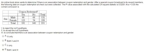 Solved An Online Book Store Wants To Determine If There Is