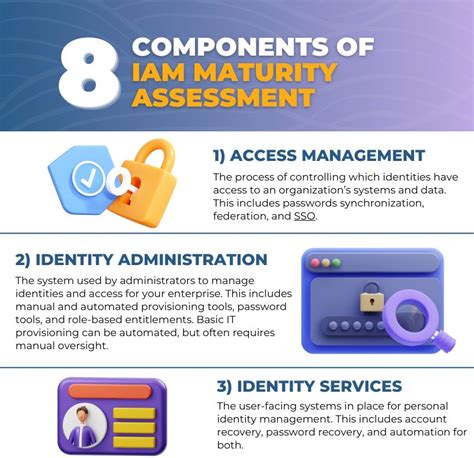 Steve T On Linkedin Infographic 8 Components Of Iam Maturity Assessment Simeio