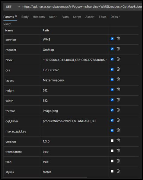 Quickstart Streaming Vivid Basemaps