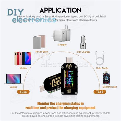 TC TC C Type C PD Trigger USB Voltmeter Ammeter Voltage Way Current US EBay