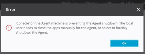 Application Prevents Agent From Shutdown Resilio Active Everywhere