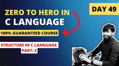 Day 49 Structure Pointer In C Language Live Zero To Hero In C